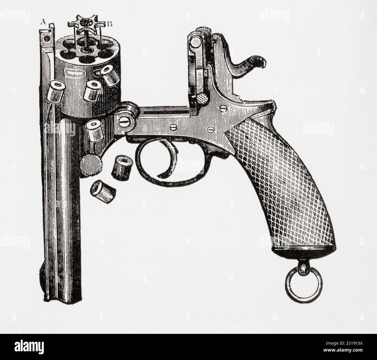Self extracting revolver hi-res stock photography and images - Alamy