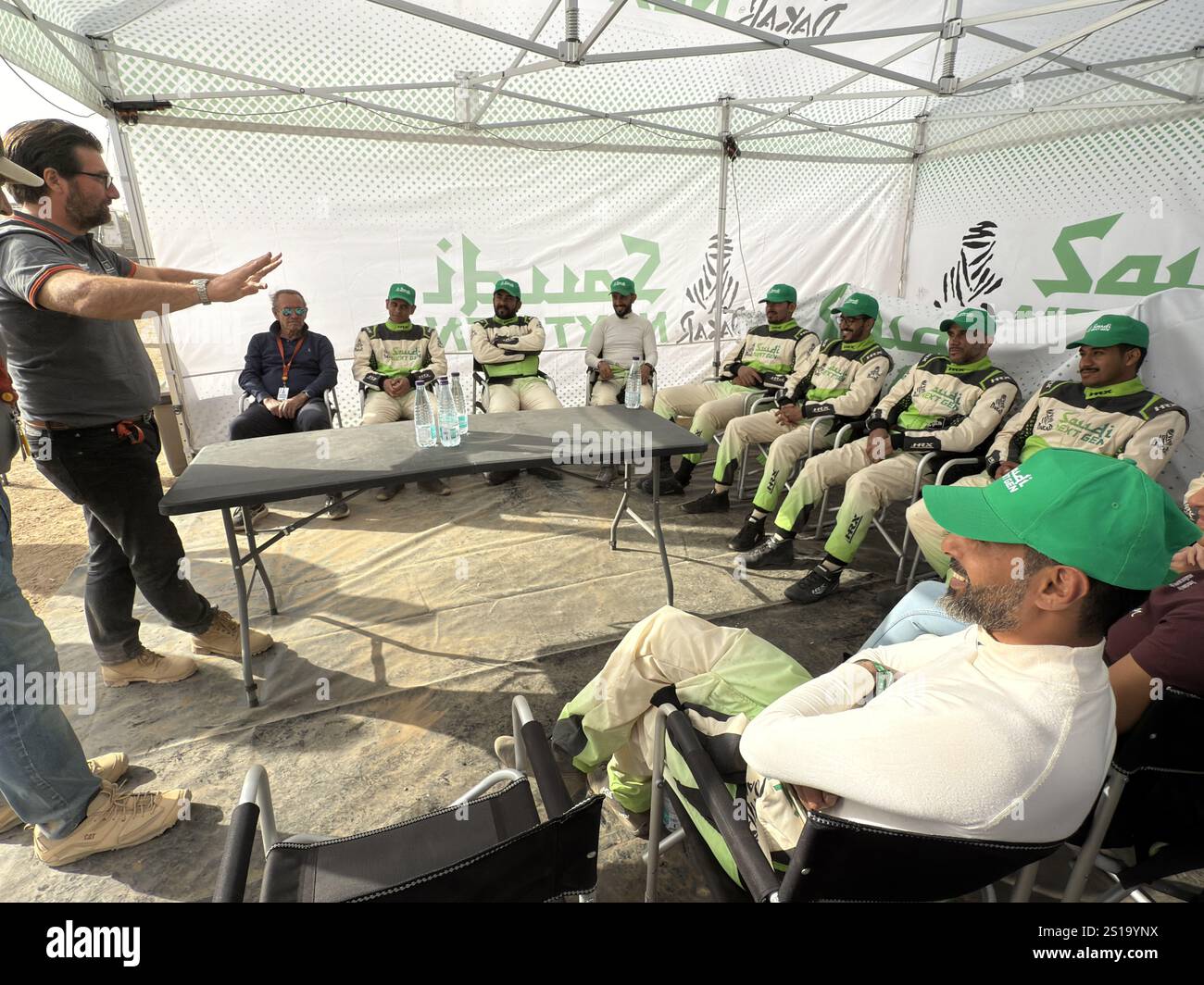Bisha, Saudi Arabia 02/01/2025, CASTERA David, Director of the Dakar ...