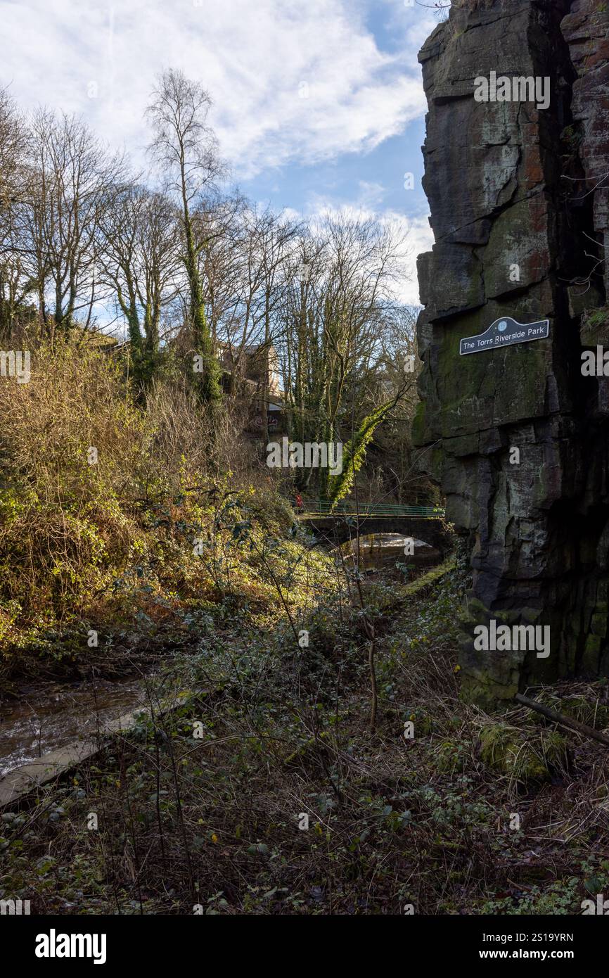 The Torrs Trail, New Mills. Derbyshire Stock Photo - Alamy