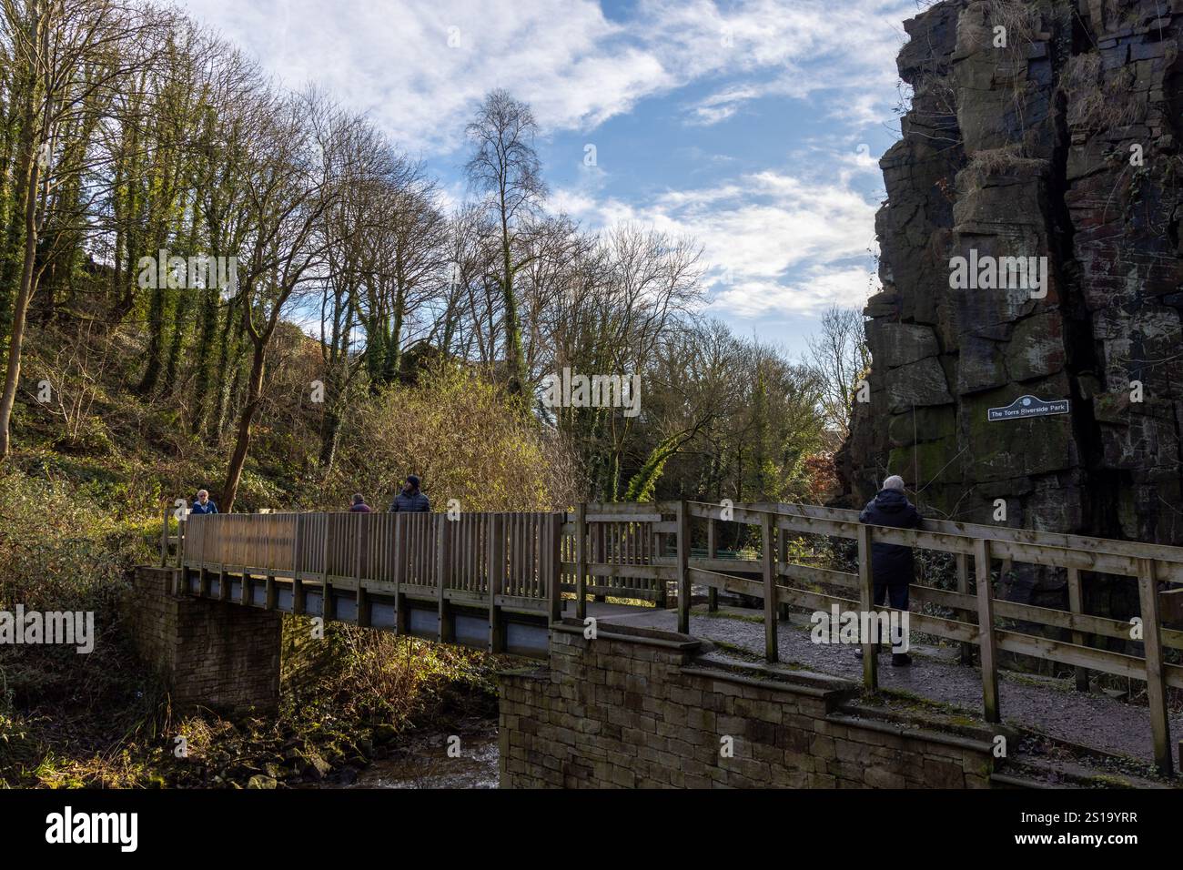 The Torrs Trail, New Mills. Derbyshire Stock Photo - Alamy