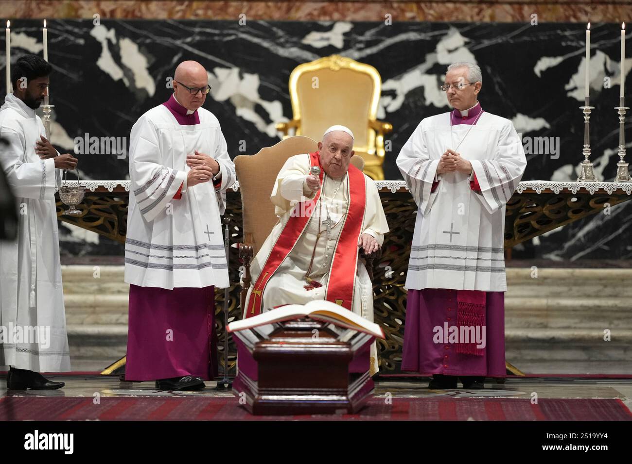 Pope Francis presides over the funeral for late cardinal Angelo Amato ...