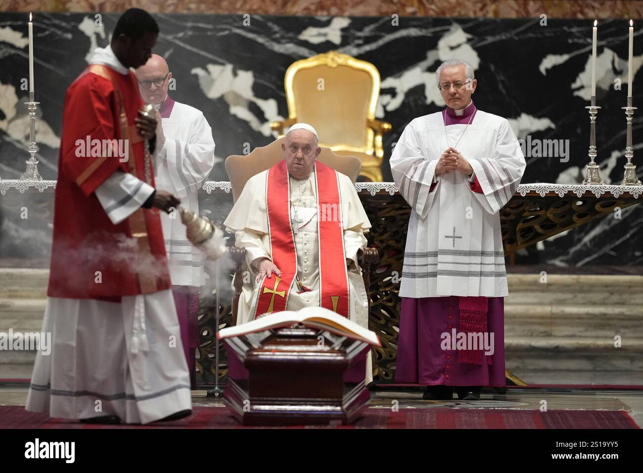 Pope Francis presides over the funeral for late cardinal Angelo Amato ...