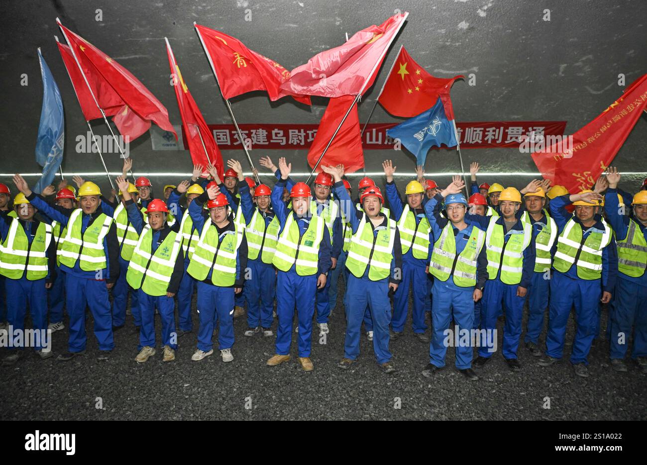 Beijing, China. 30th Dec, 2024. The Tianshan Shengli Tunnel along the ...