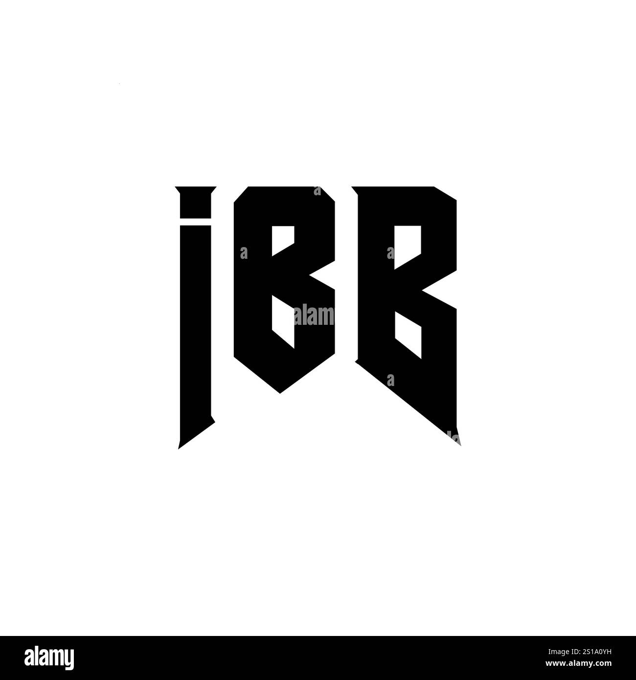 IBB letter logo design for technology company. IBB logo design black ...