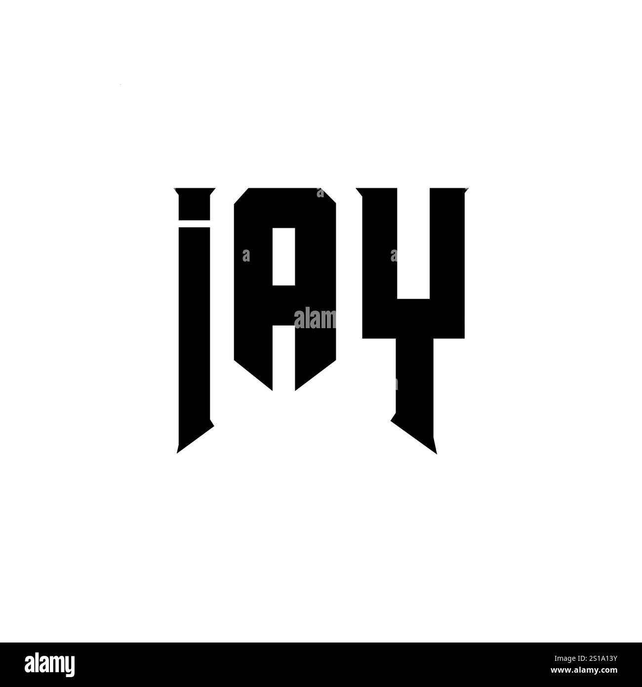 Iay logo design Black and White Stock Photos & Images - Alamy