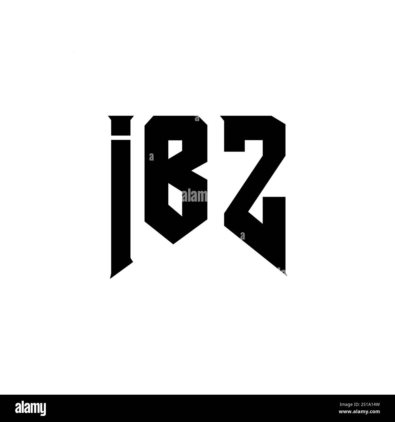 Ibz logo design hi-res stock photography and images - Alamy