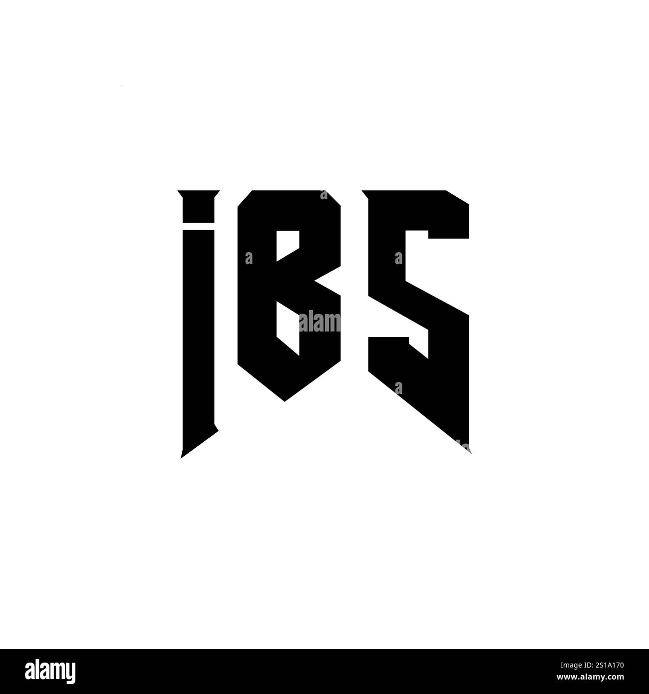 IBS letter logo design for technology company. IBS logo design black ...