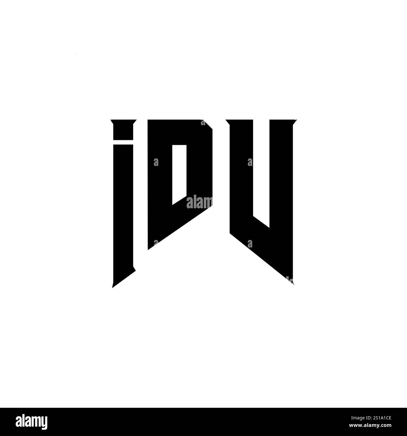 IDV letter logo design for technology company. IDV logo design black ...