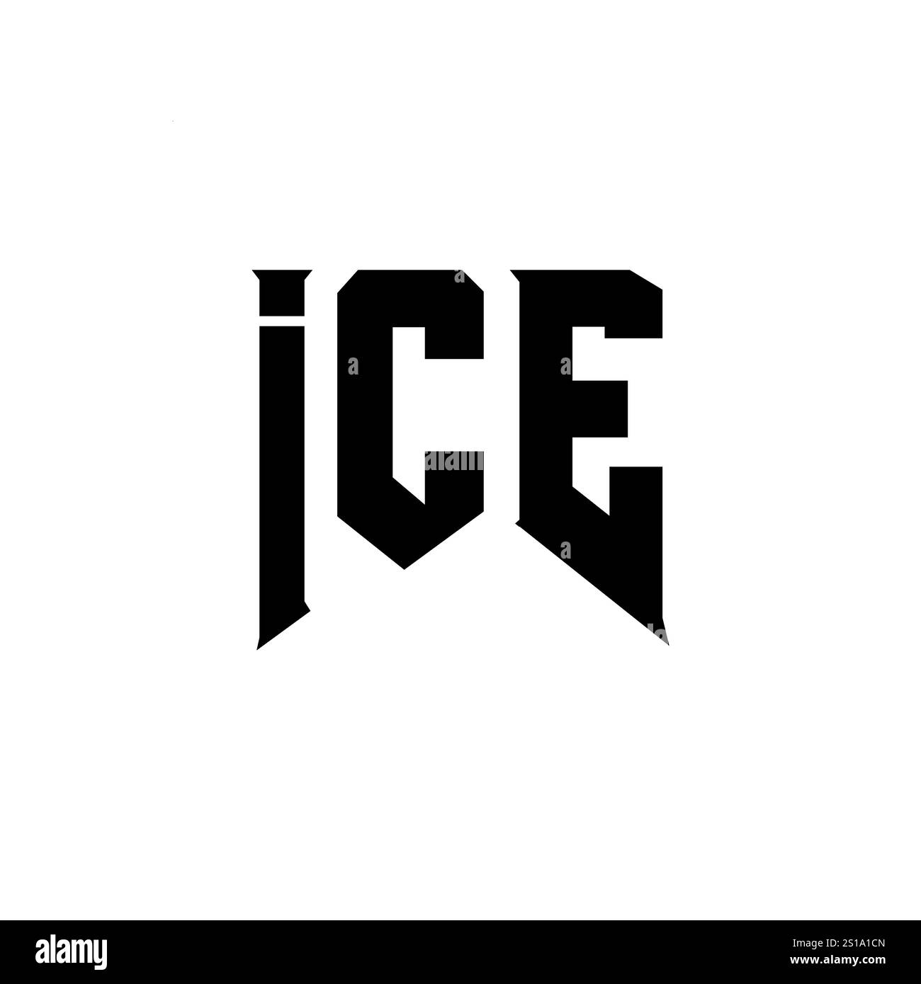 ICE letter logo design for technology company. ICE logo design black ...