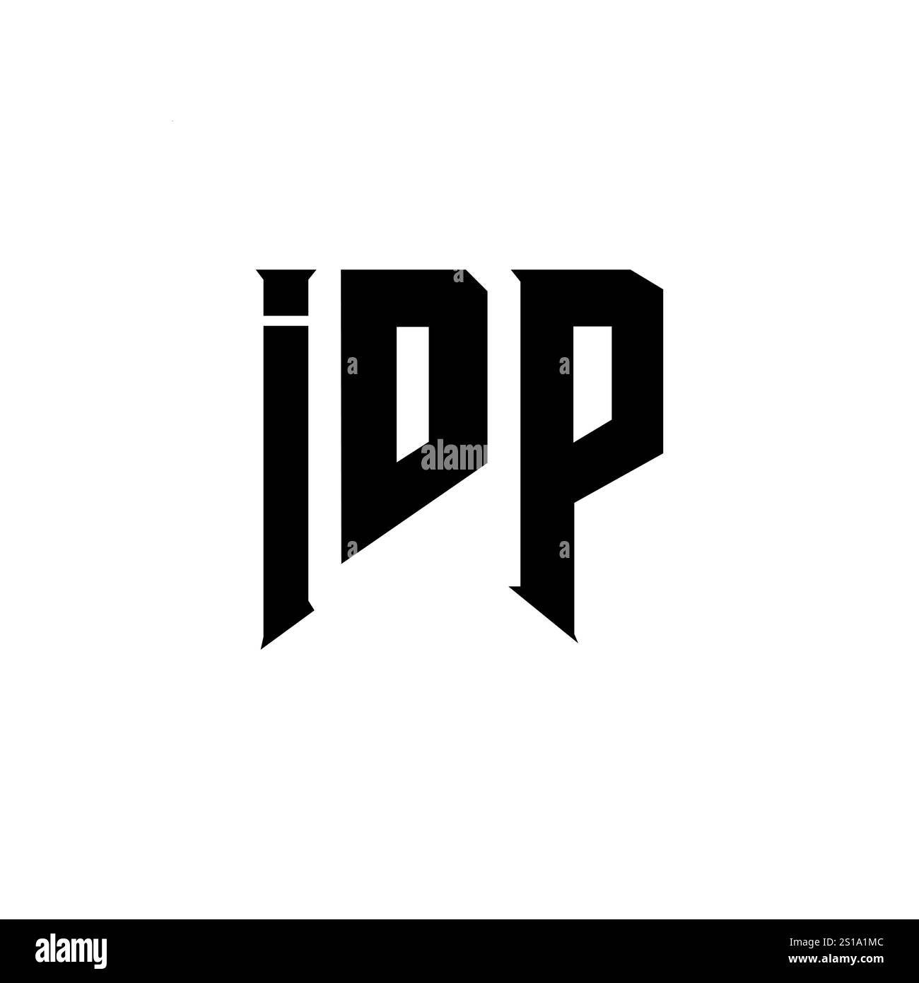 IDP letter logo design for technology company. IDP logo design black ...