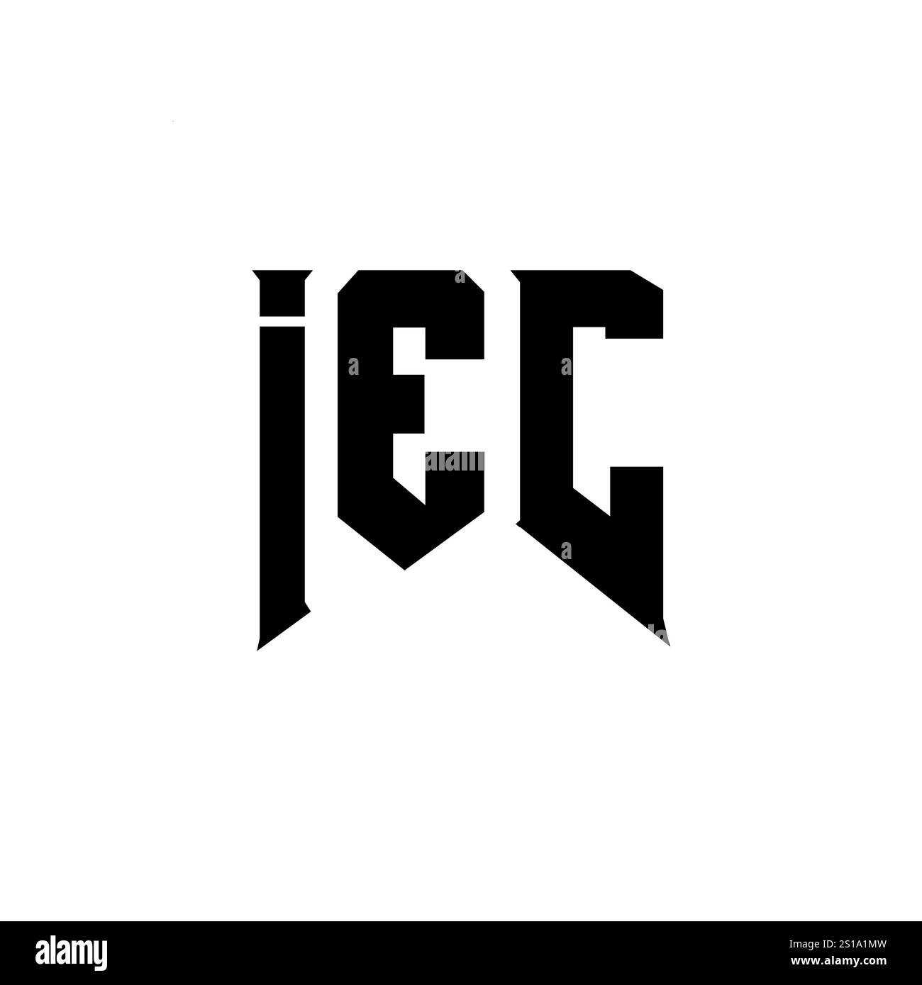 Iec logo design Stock Vector Images - Alamy