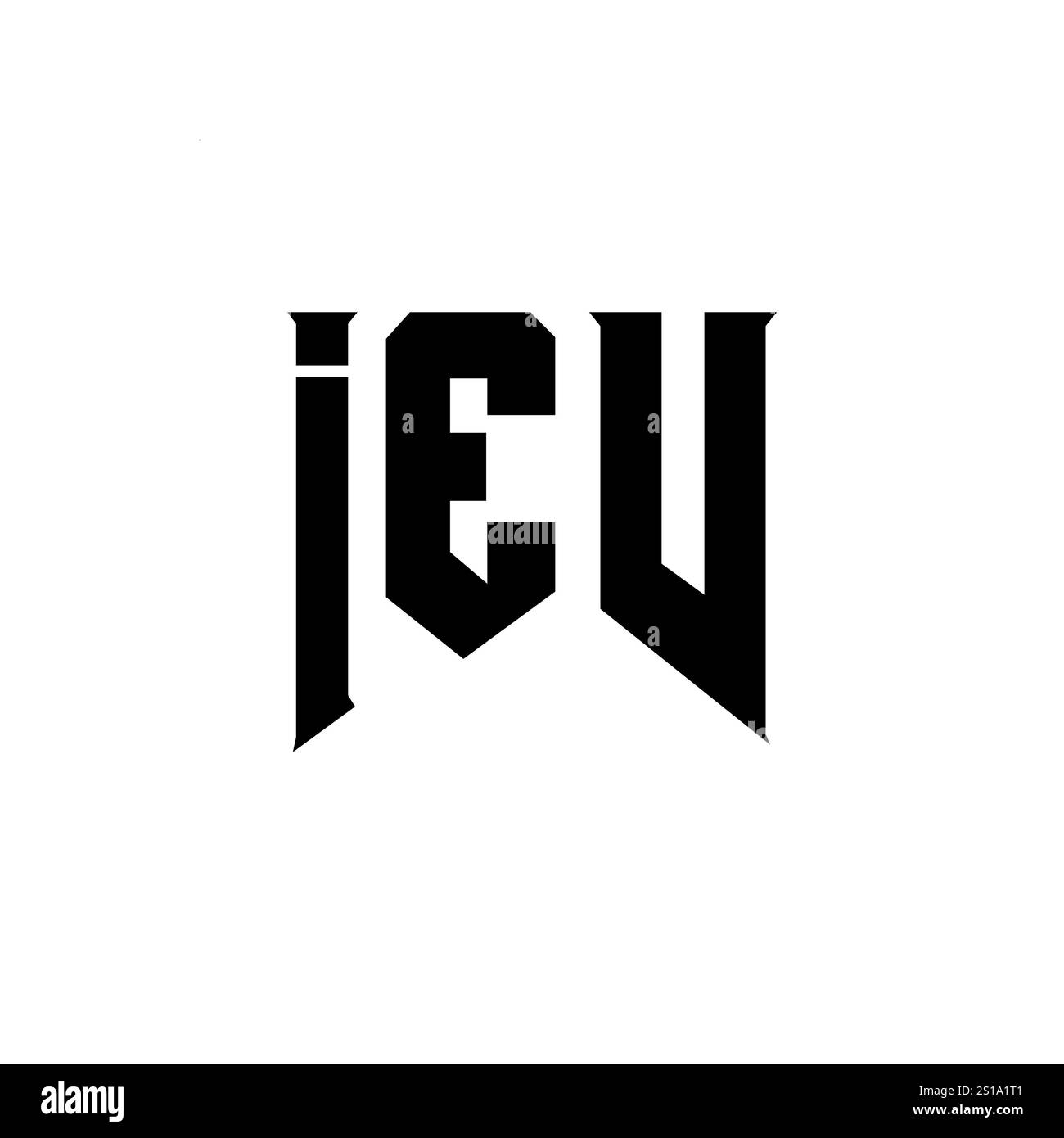 IEV letter logo design for technology company. IEV logo design black ...