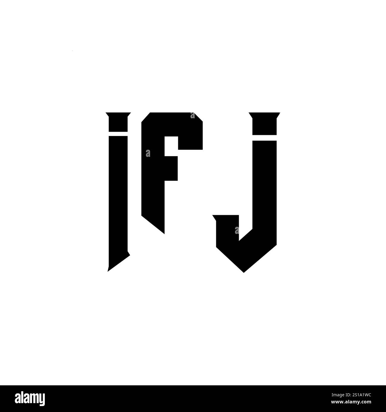 Ifj logo design hi-res stock photography and images - Alamy