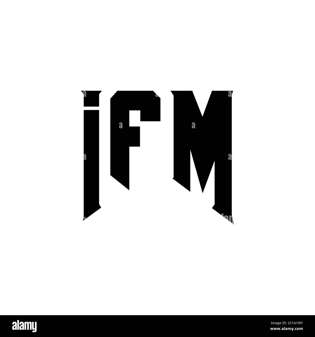 IFM letter logo design for technology company. IFM logo design black ...