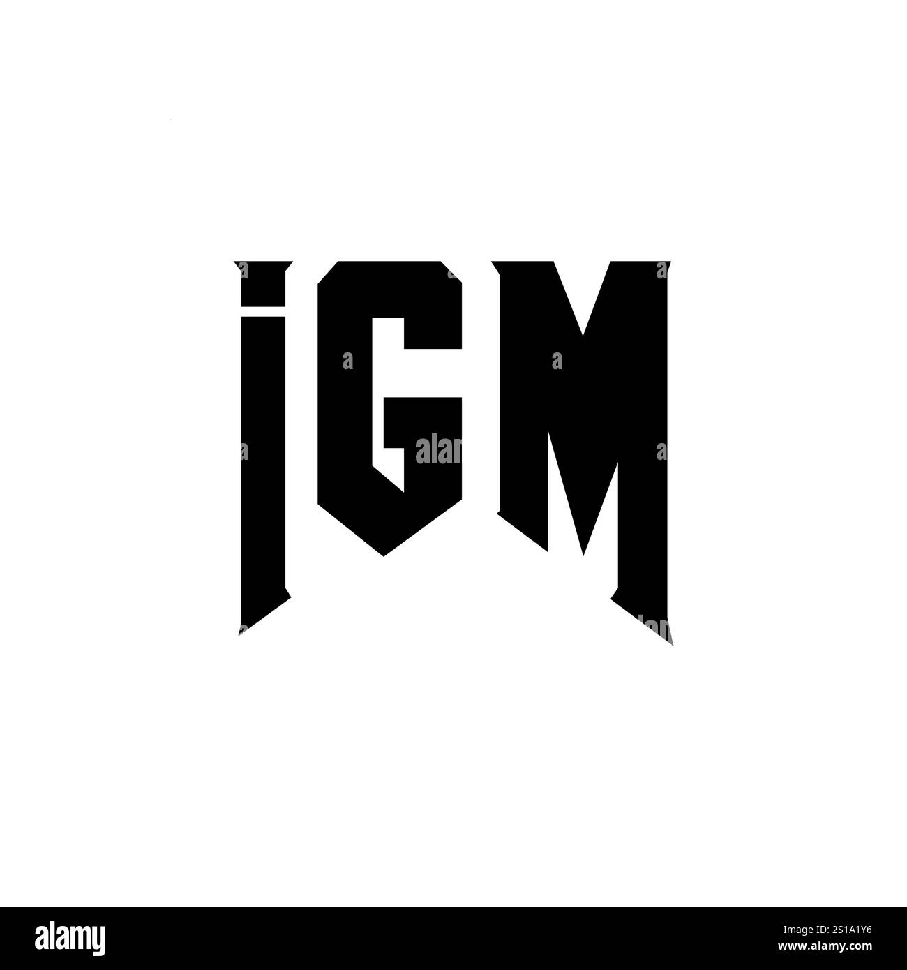 IGM letter logo design for technology company. IGM logo design black ...