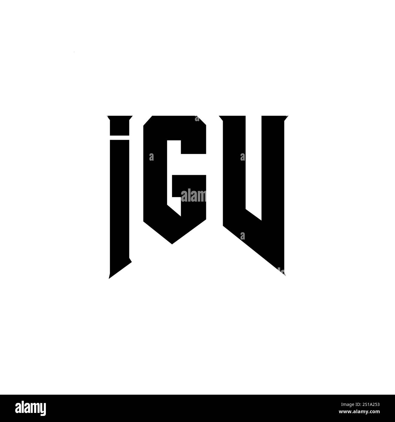 IGV letter logo design for technology company. IGV logo design black ...