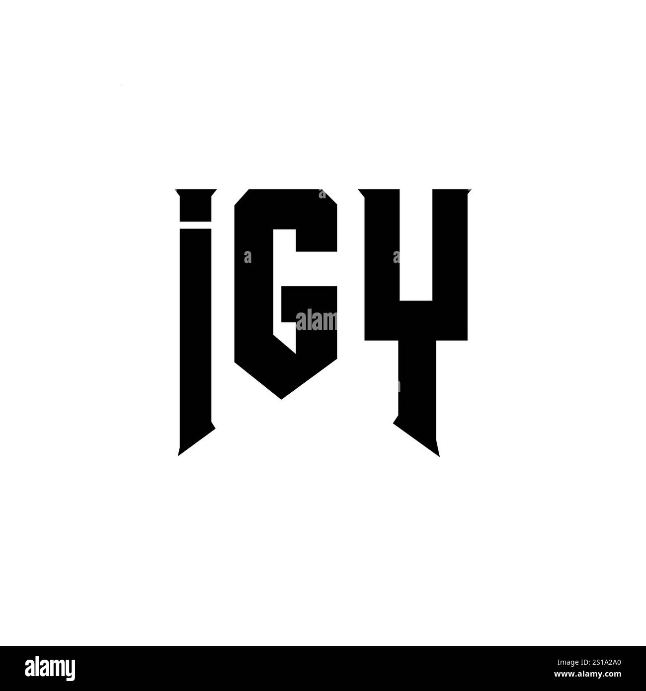 IGY letter logo design for technology company. IGY logo design black ...
