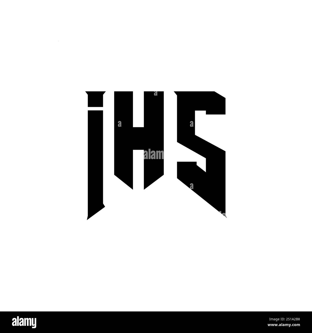 IHS letter logo design for technology company. IHS logo design black ...