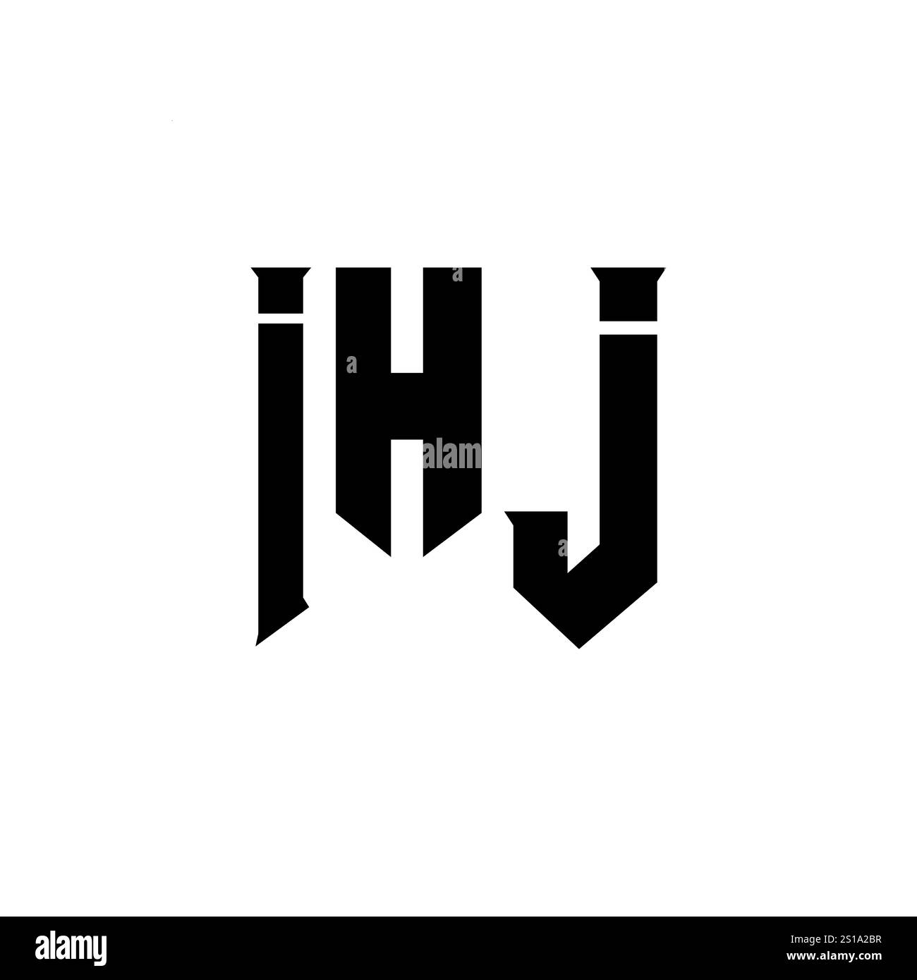 Ihj logo design hi-res stock photography and images - Alamy