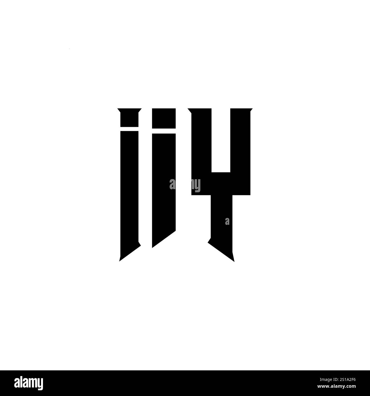 Iiy logo design Stock Vector Images - Alamy