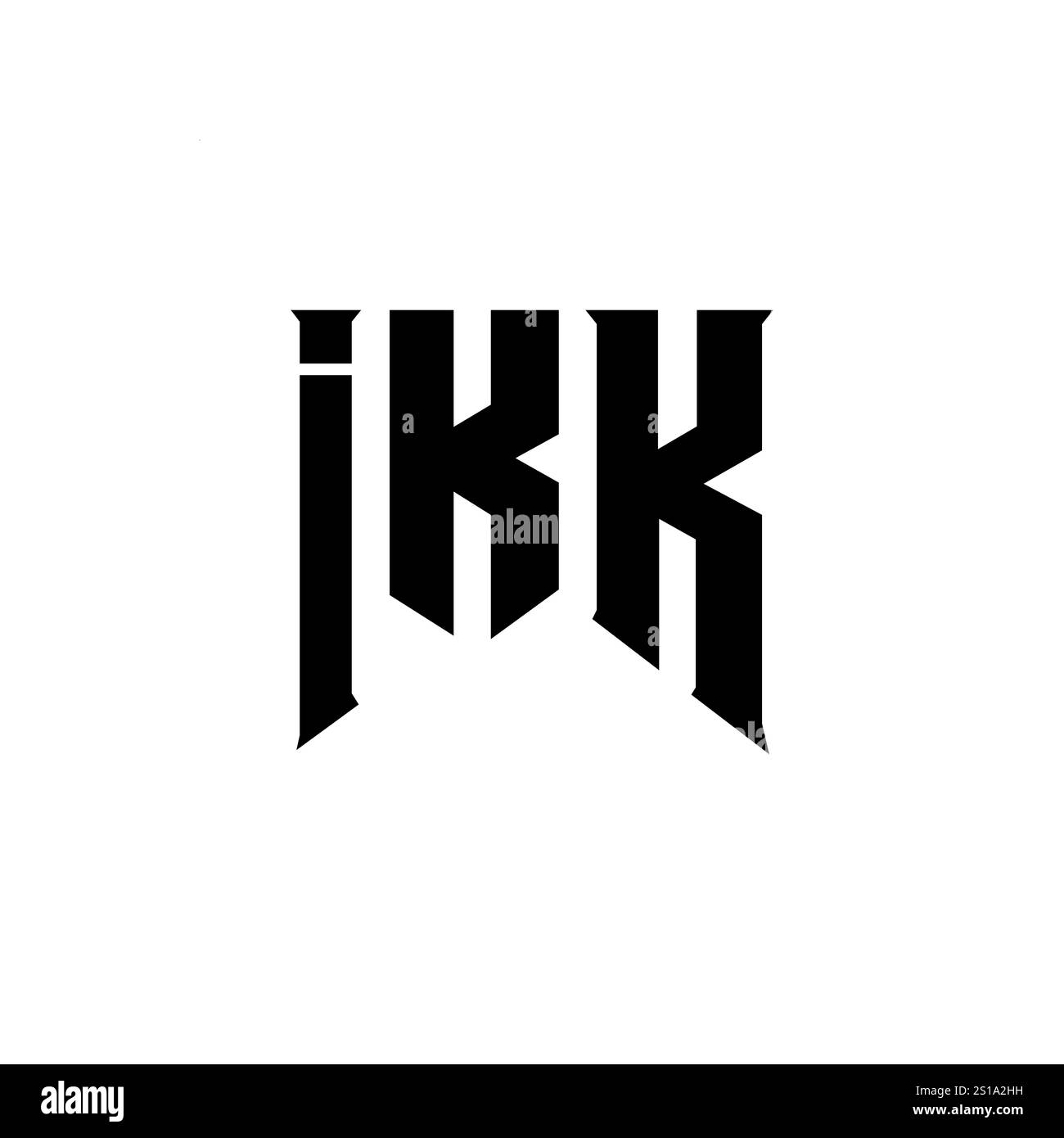 Ikk logo design Stock Vector Images - Alamy
