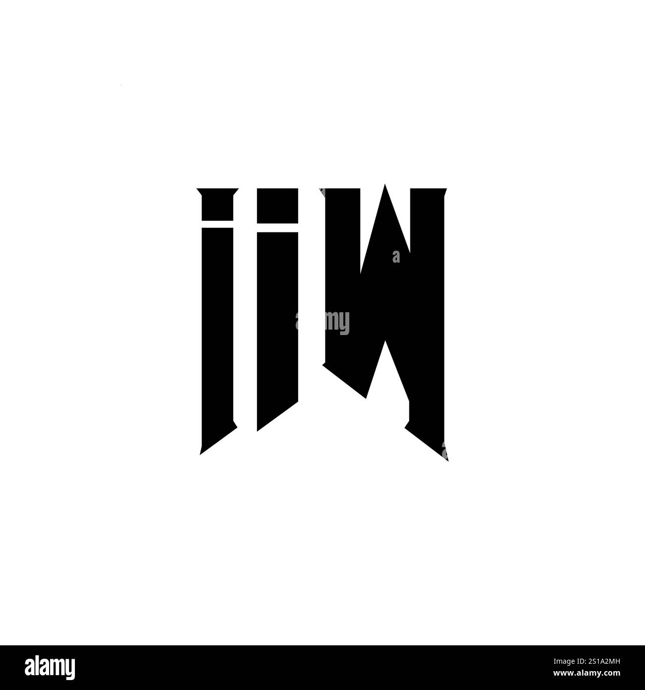 Iiw logo design Cut Out Stock Images & Pictures - Alamy