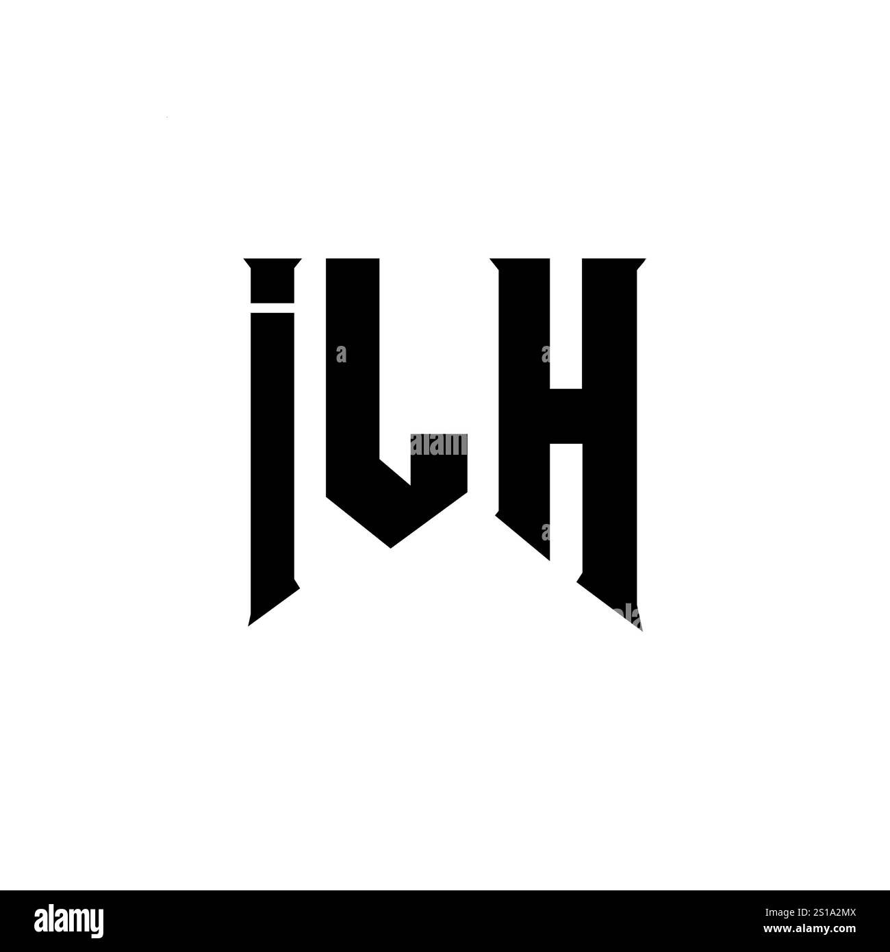 Ilh logo design hi-res stock photography and images - Alamy