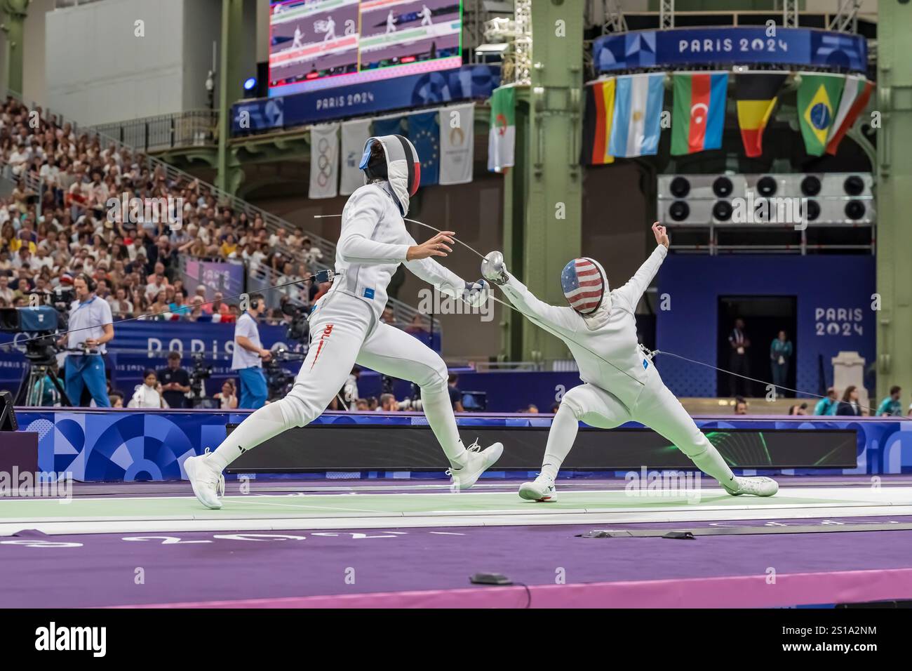 Renata Knapik-Miazga (POL) of Team Poland competes at the Fencing Women ...