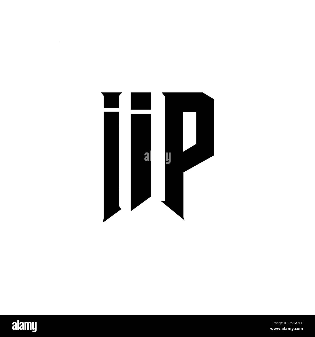 IIP letter logo design for technology company. IIP logo design black ...
