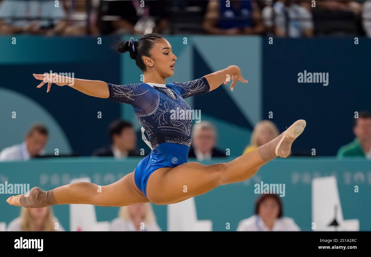 LUISA BLANCO (COL) of Colombia, competes in the Artistic Gymnastics ...