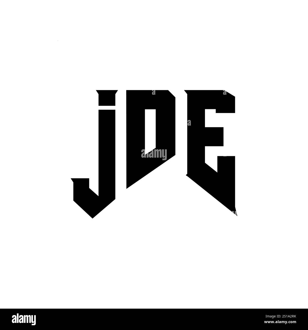 JDE letter logo design for technology company. JDE logo design black ...