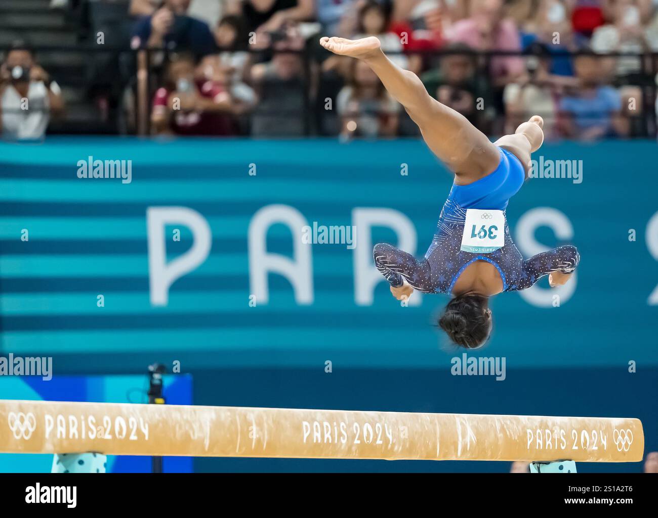 SIMONE BILES (USA) of the United States, competes in the Women's All ...