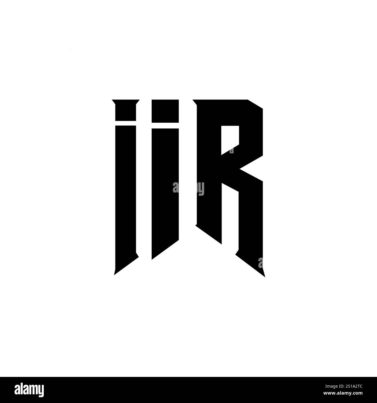 IIR letter logo design for technology company. IIR logo design black ...