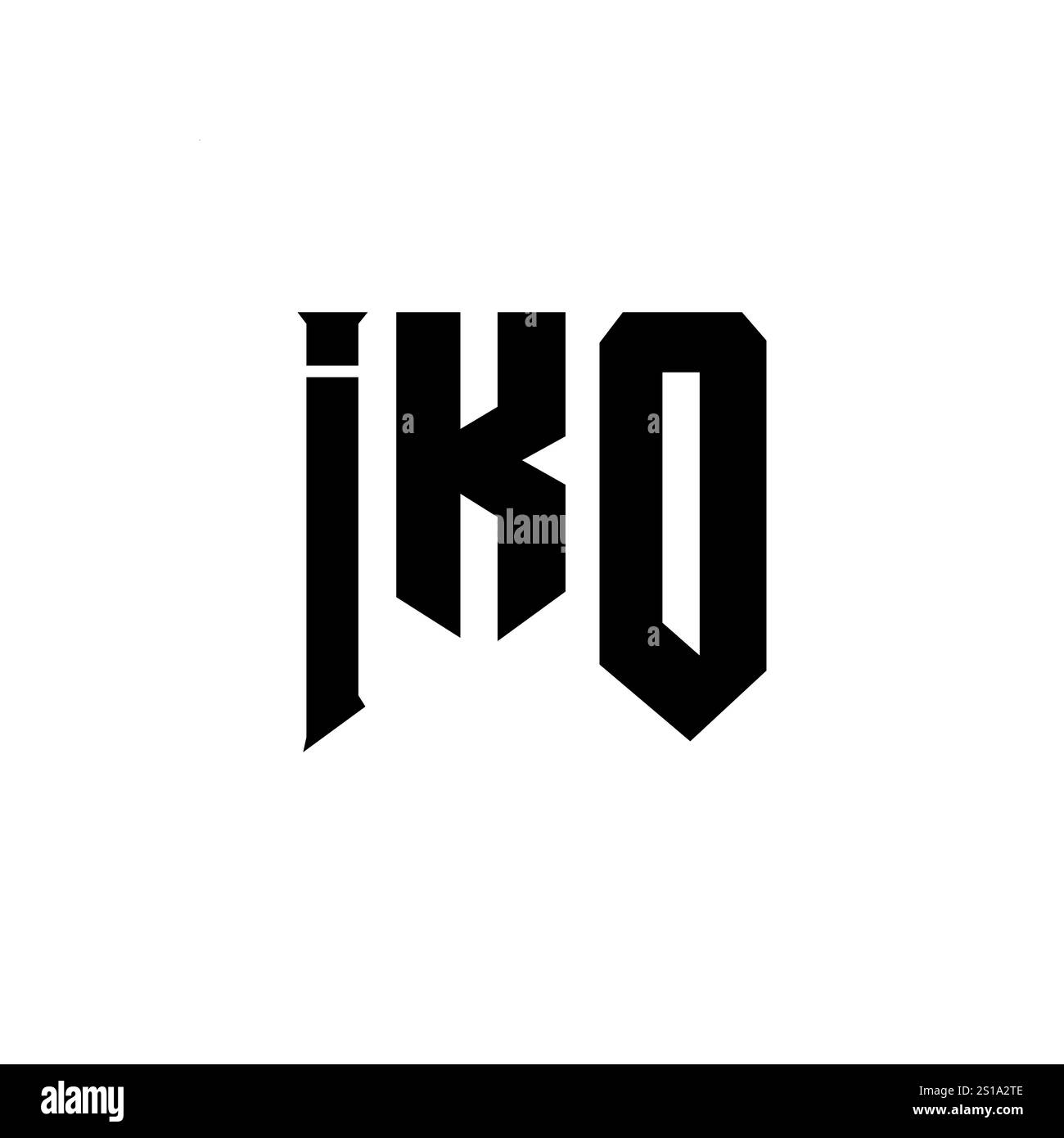 IKO letter logo design for technology company. IKO logo design black ...