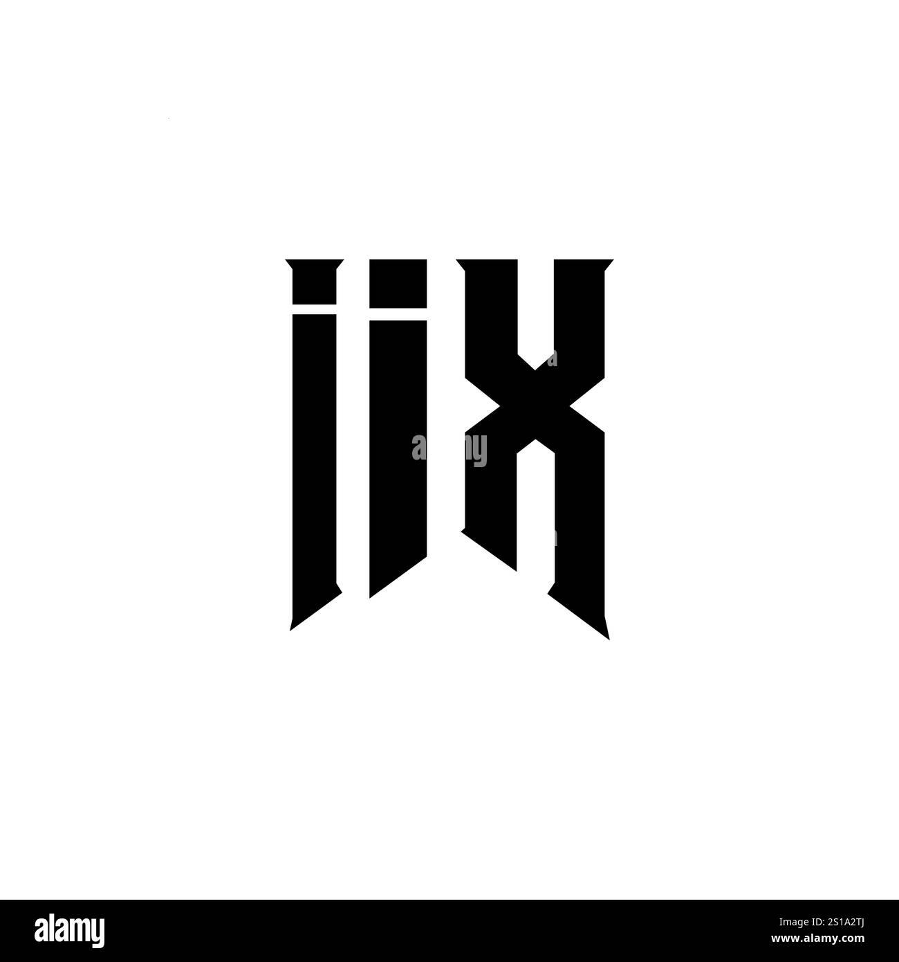 Iix logo design Stock Vector Images - Alamy