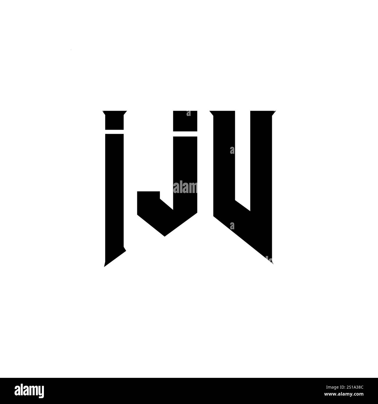 IJV letter logo design for technology company. IJV logo design black ...