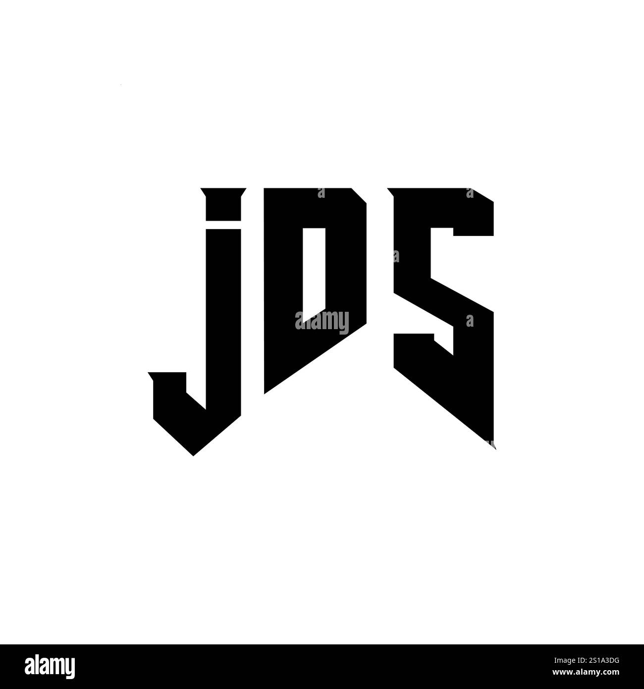 JDS letter logo design for technology company. JDS logo design black ...