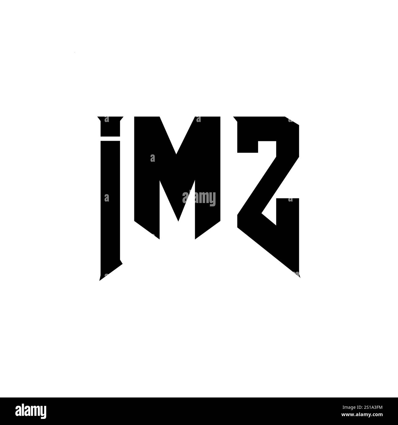 Imz logo design Stock Vector Images - Alamy