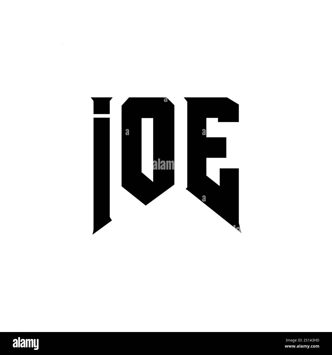 IOE letter logo design for technology company. IOE logo design black ...
