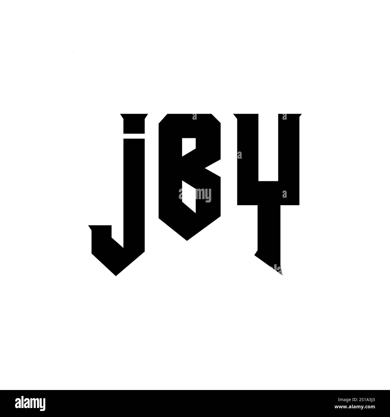 Jby logo design Stock Vector Images - Alamy