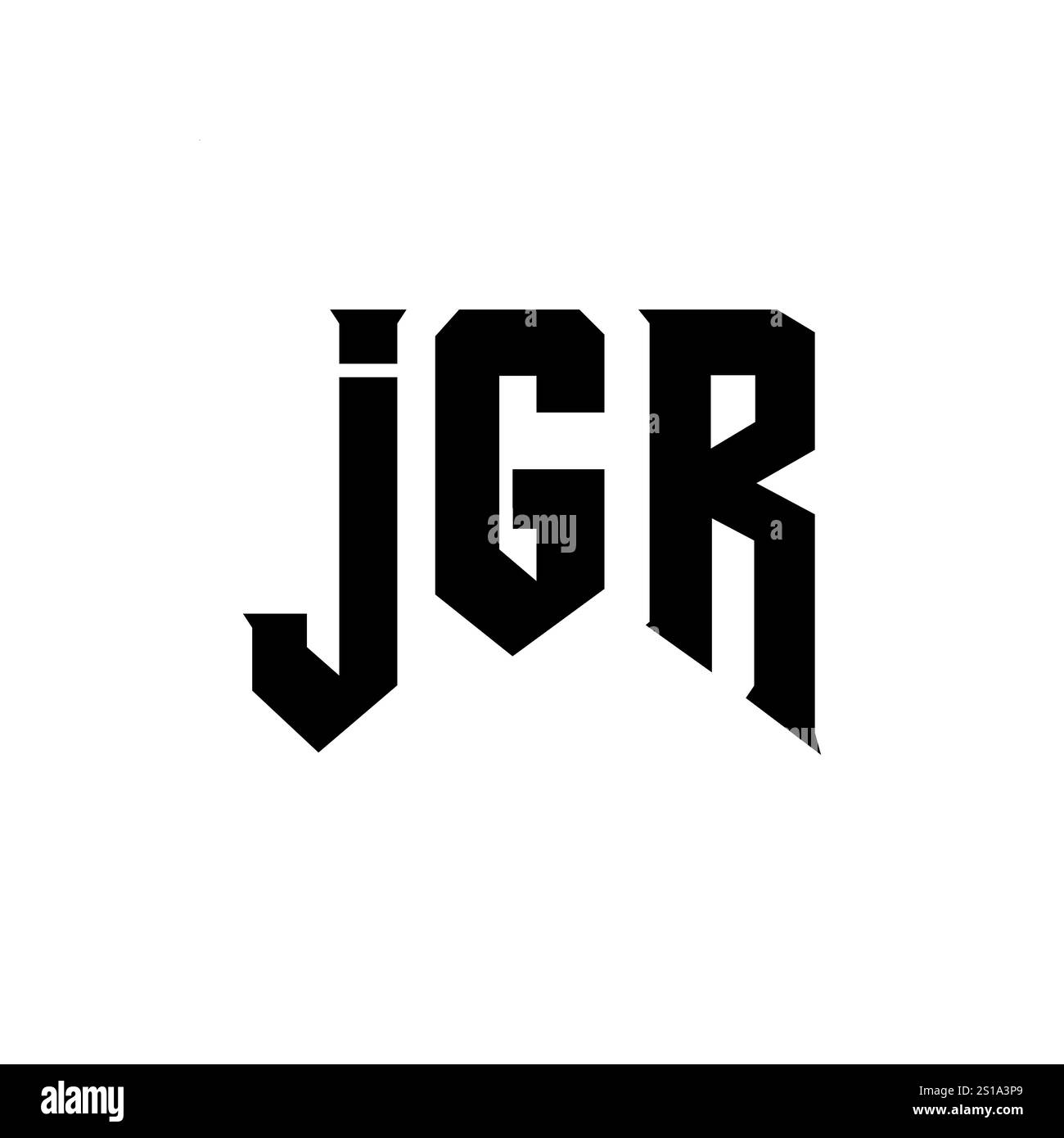 JGR letter logo design for technology company. JGR logo design black ...