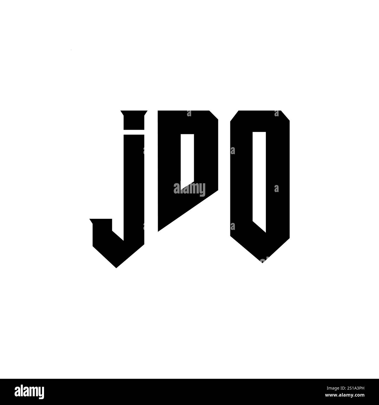 JDO letter logo design for technology company. JDO logo design black ...