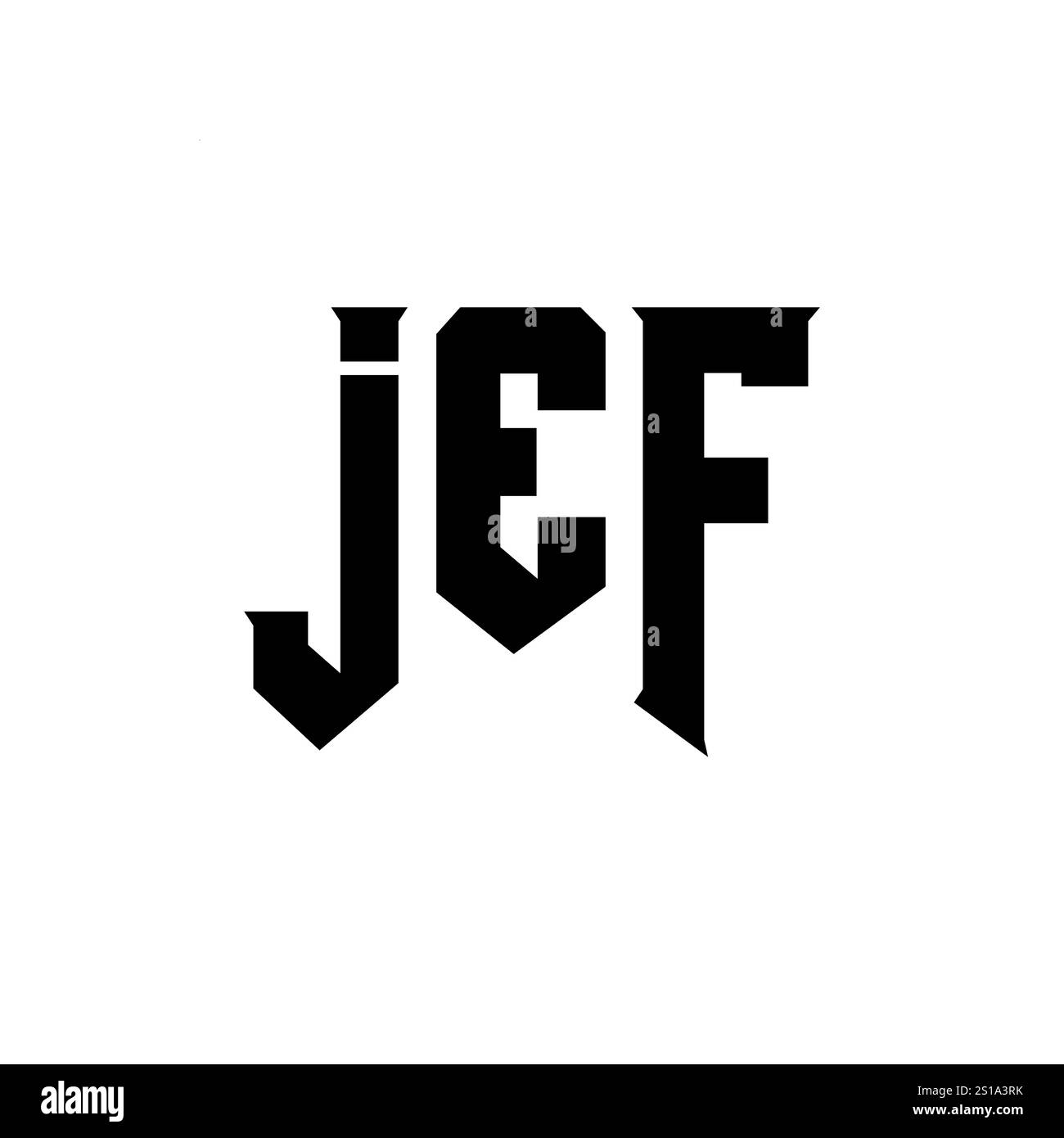 Jef logo design hi-res stock photography and images - Alamy