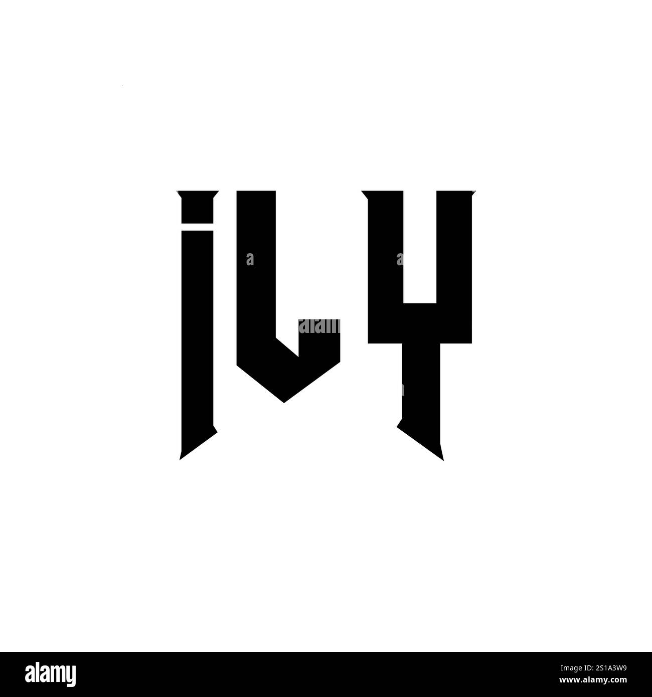 Ily logo design hi-res stock photography and images - Alamy