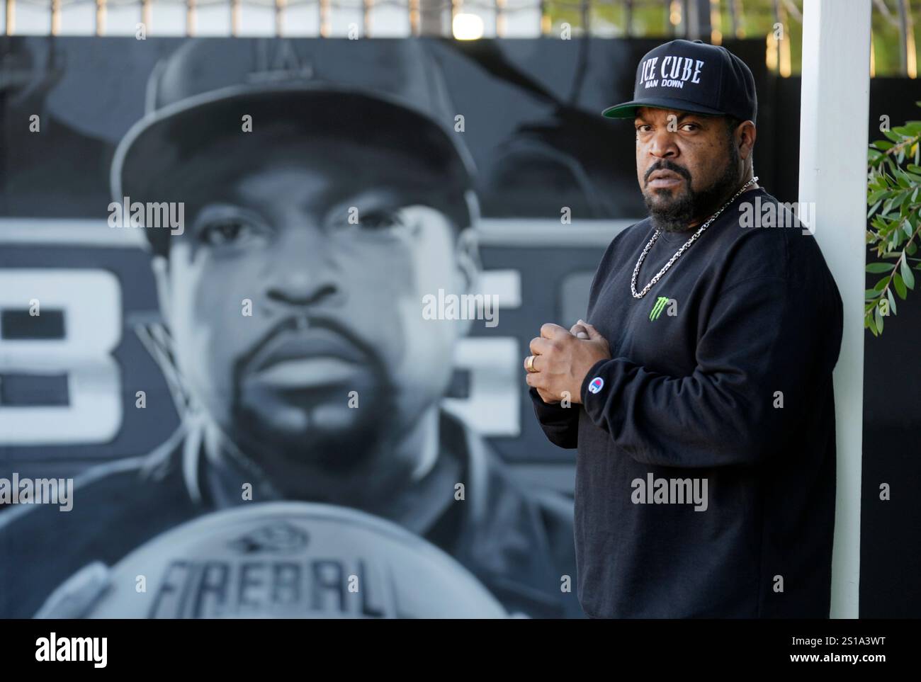 Ice Cube poses for a portrait outside his studio on Wednesday, Nov. 20 ...