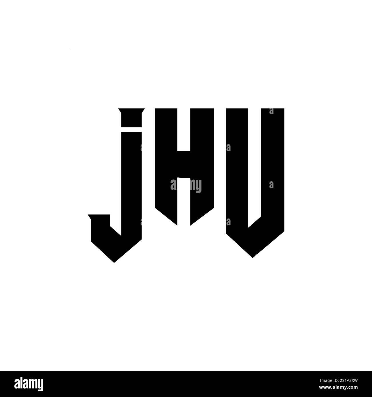 JHU letter logo design for technology company. JHU logo design black ...