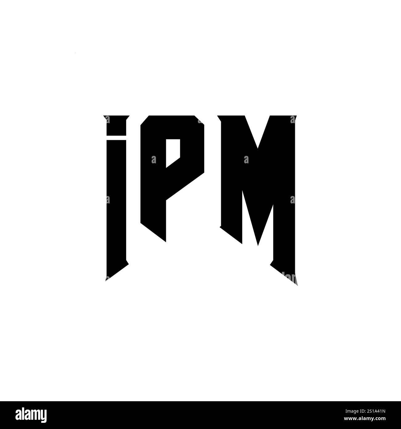 IPM letter logo design for technology company. IPM logo design black ...