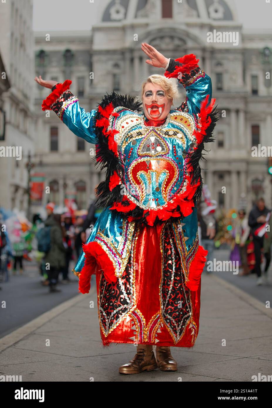 New years day mummers hi-res stock photography and images - Alamy