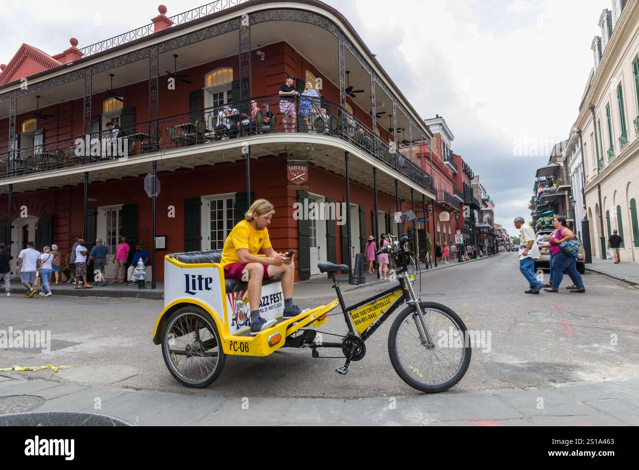 Scenes from New Orleans daily life, in Louisiana, USA, on April 20 ...