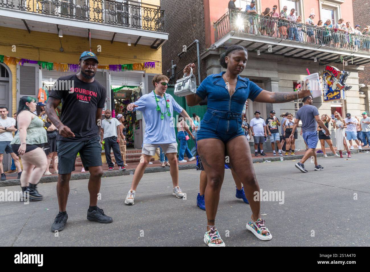 Scenes from New Orleans daily life, in Louisiana, USA, on April 20 ...